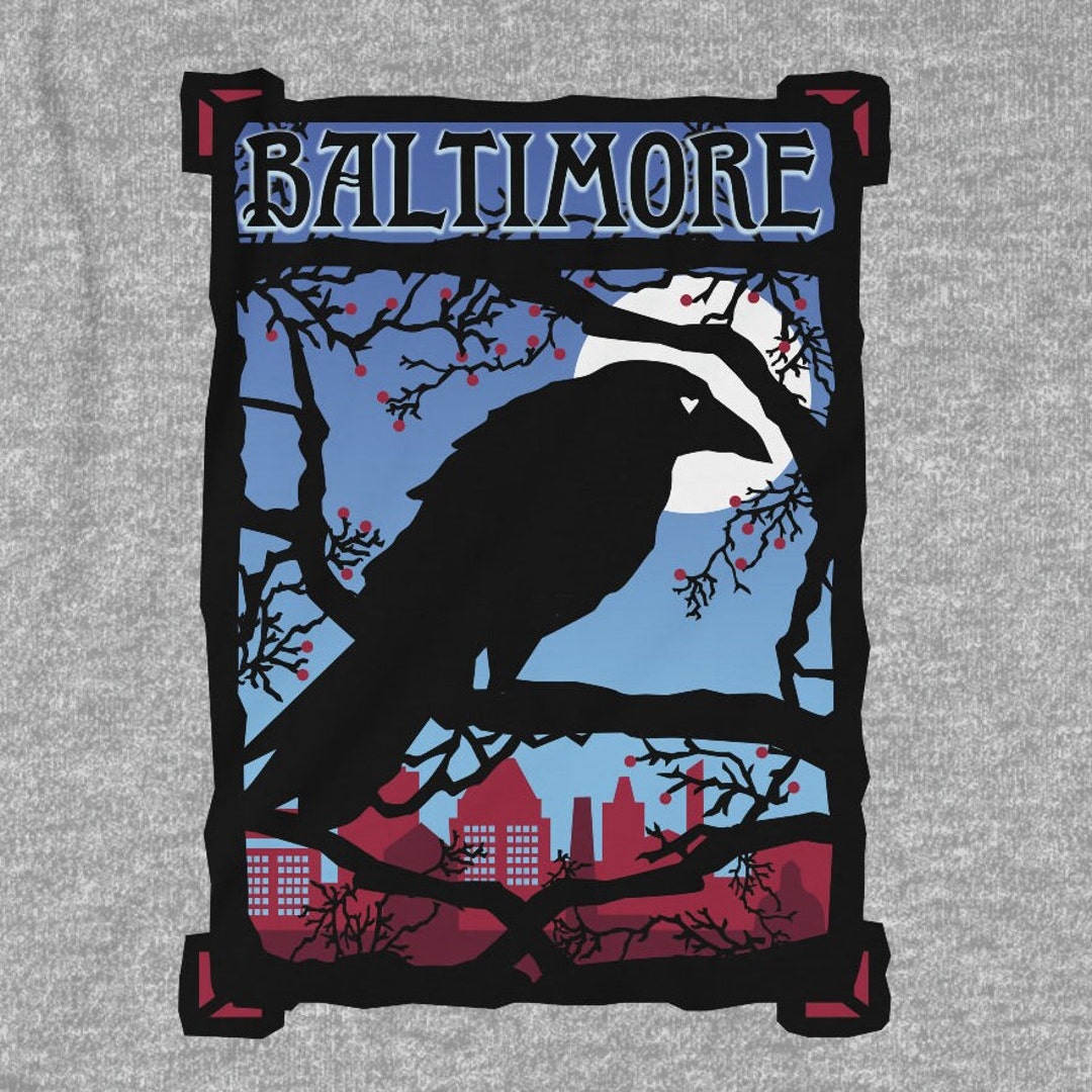BALTIMORE RAVEN Design, Original Design Inspired by Mid Century Modern ...