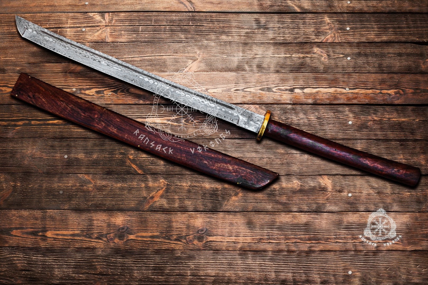 Wooden Katana With Sheath