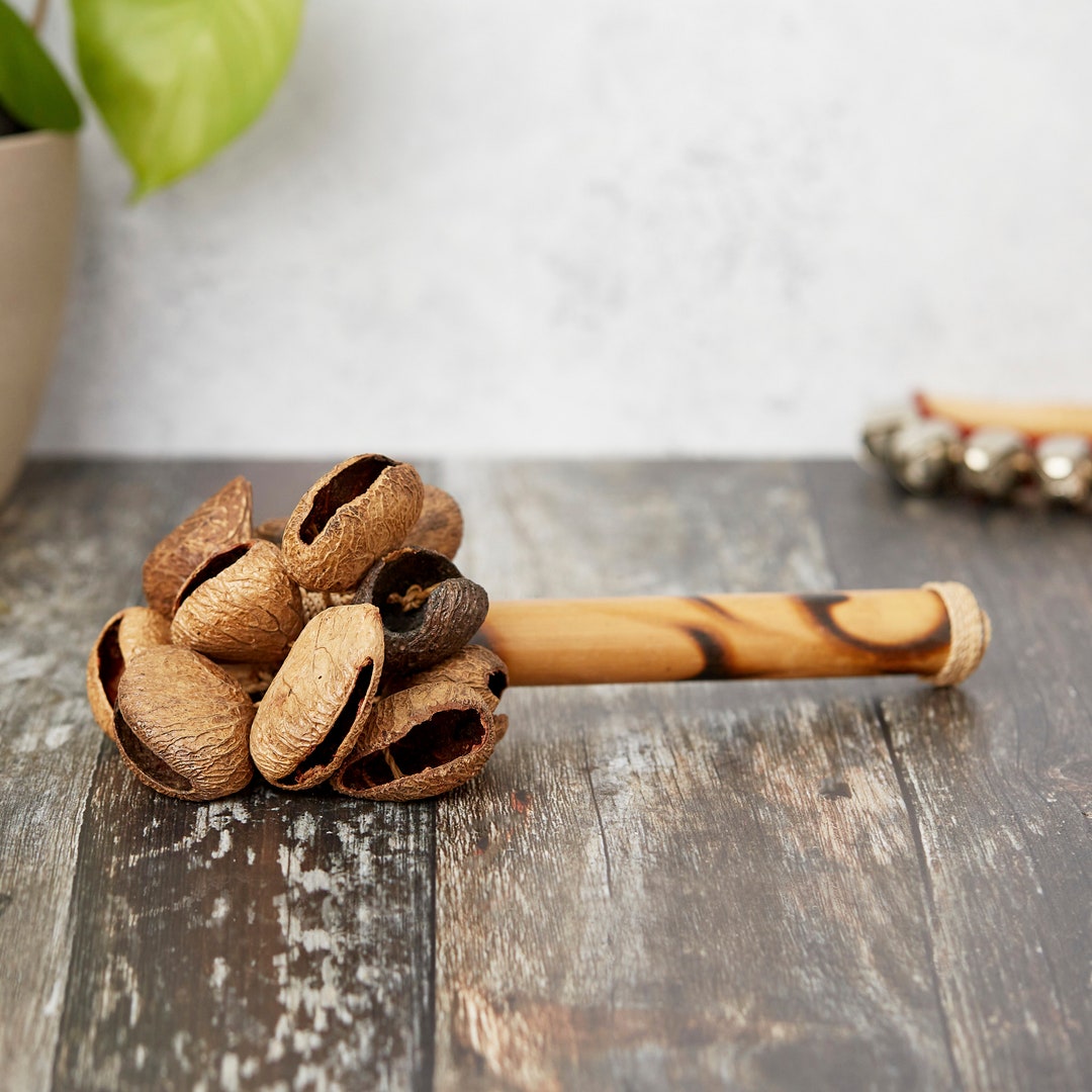 Seed Husk Natural Shaker Music Instrument - Etsy