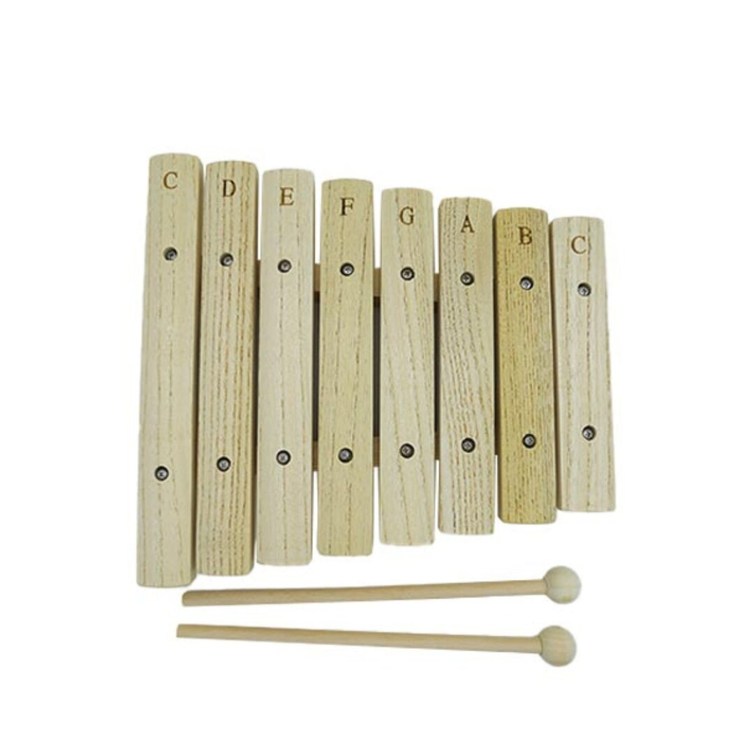 8 or 12 Note Wooden Xylophone With Two Beaters Traditional - Etsy