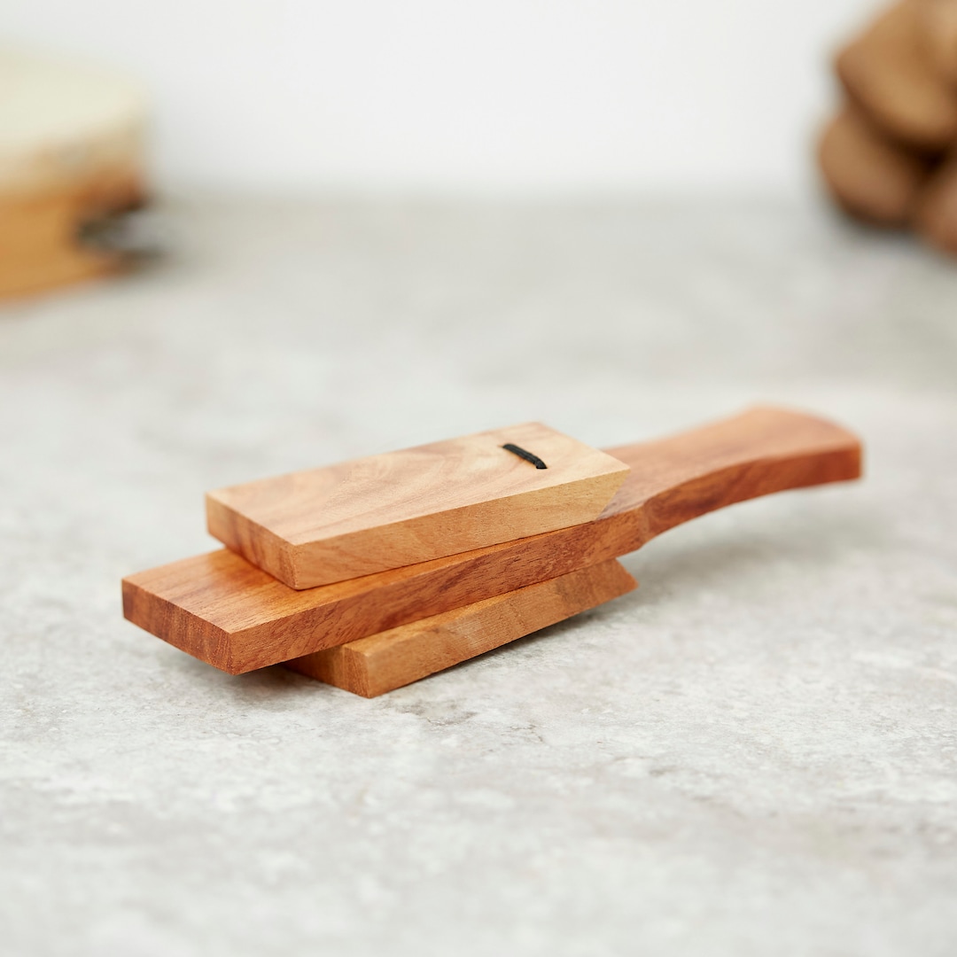 Castanets Mango Wood Clapper Shaker Rattle Instrument 18cm - Etsy