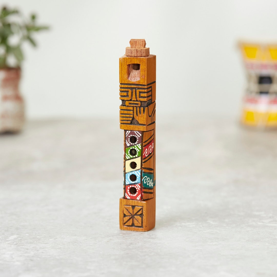 Tarka Flute Hand Carved Hand Painted From Peru Musical Instrument ...
