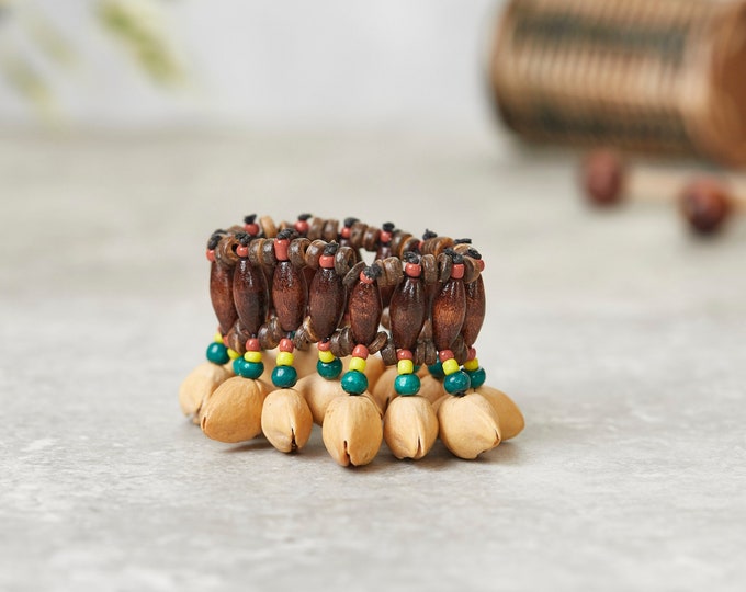 SINGLE WOOD MARACA Purple With Painted/etched Design Natural - Etsy