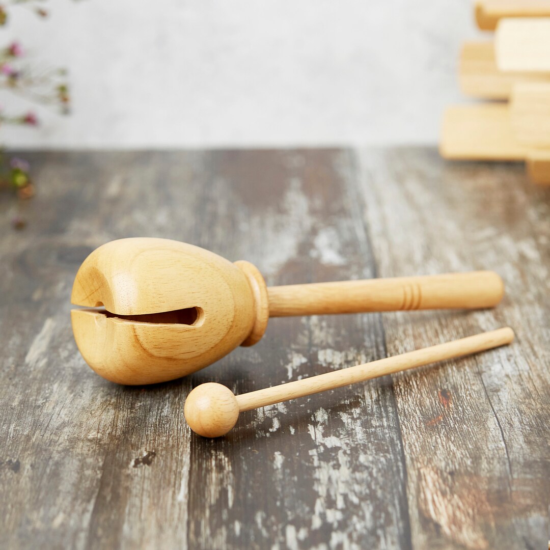 Wooden Tulip Shaped Tone Block Percussion Instrument 24cm - Etsy
