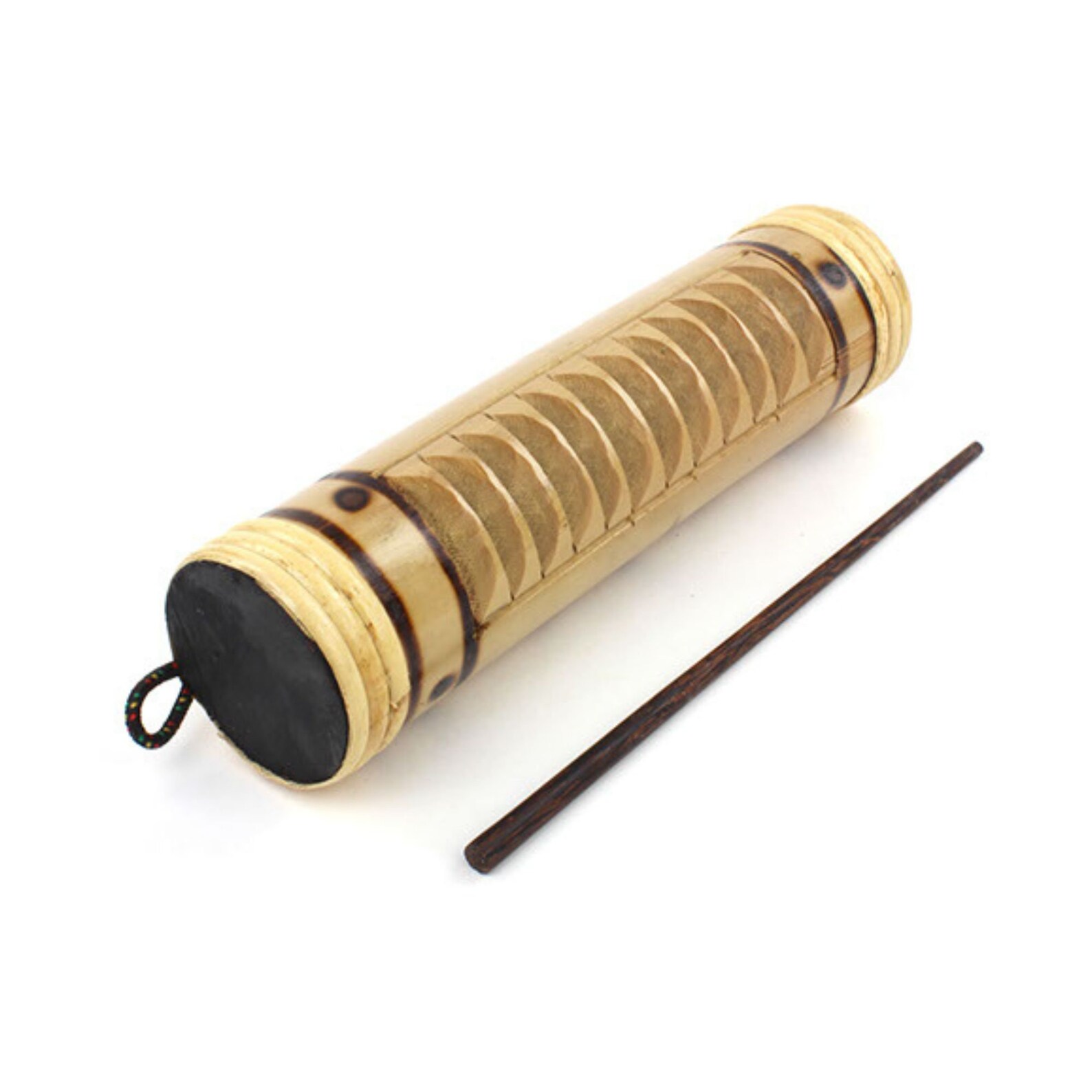 Handmade Carved Wooden Bamboo Guiro Shaker Hand Percussion - Etsy