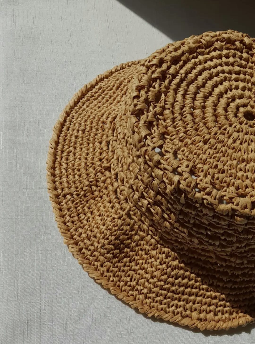 Handcraft Raffia Net Bucket Hat - Etsy
