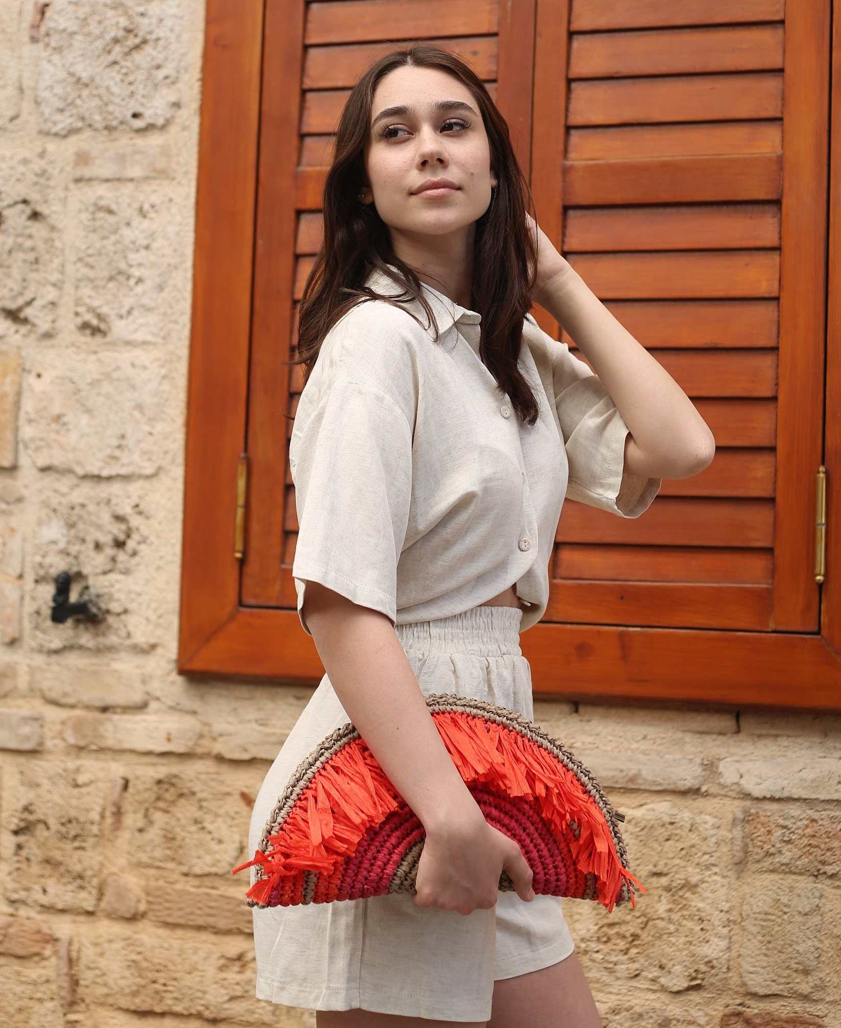 Straw Clutch, Raffia Clutch, Summer Clutch, Beach Clutch, Straw ...