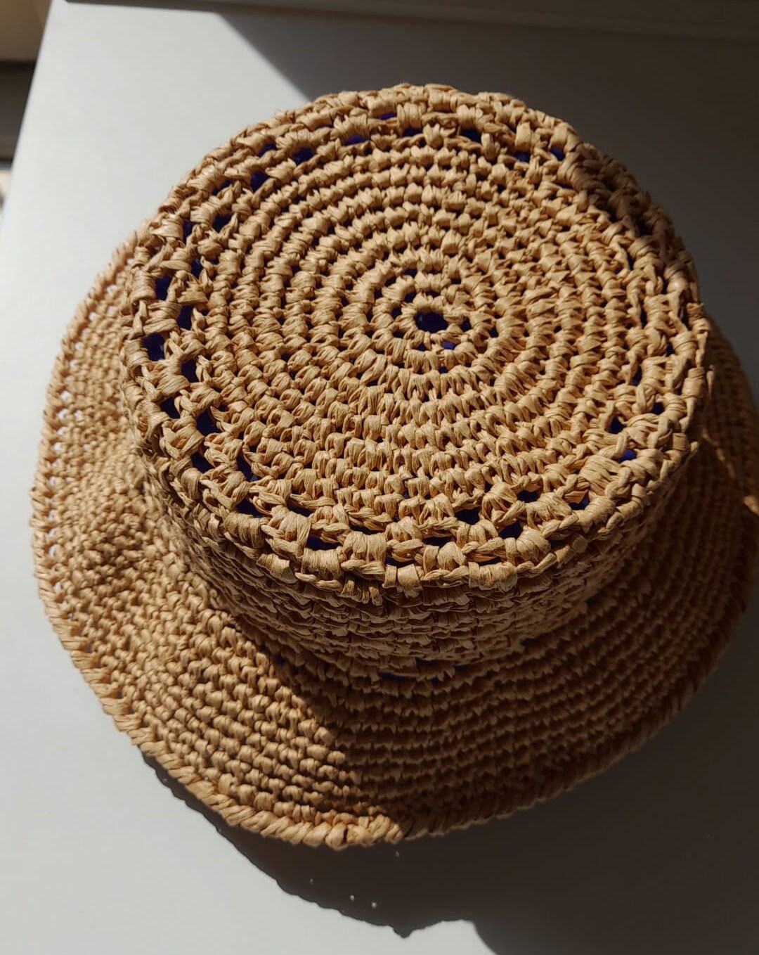 Handcraft Raffia Net Bucket Hat - Etsy