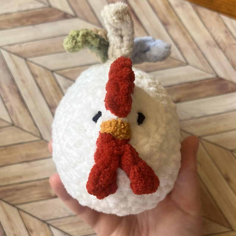 Stardew Valley Inspired Crochet Rooster - Rustic Farmhouse Decor - Goes ...