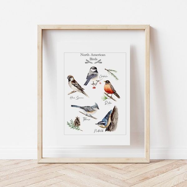 Botanical Bird - Etsy