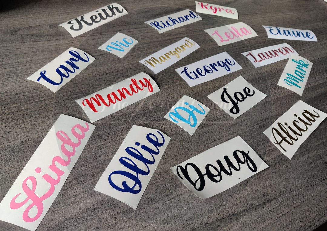 Personalised Vinyls and Labels, DIY Decal Custom Stickers, Vinyl ...