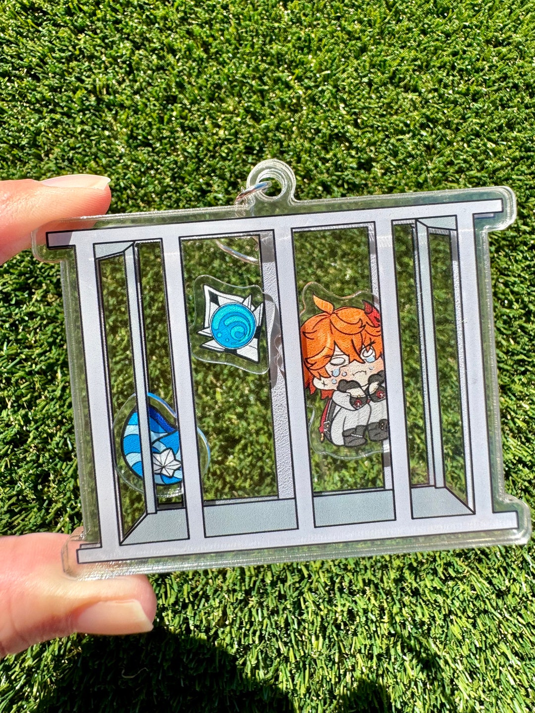 Tartaglia Jail Time Harbinger Shaker Keychain - Etsy