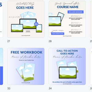 Digital Product Canva Templates | Canva Product Posts | Business ...