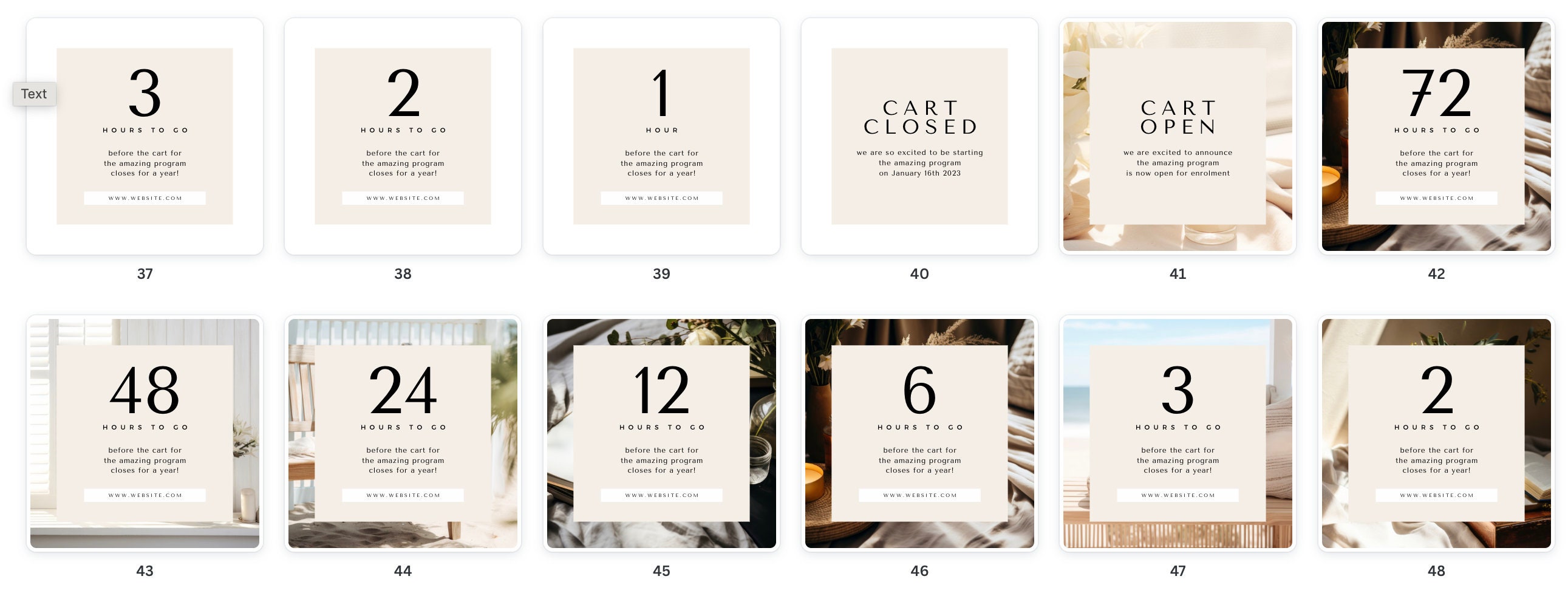 Countdown Graphics Template | Canva Template | Countdown Templates for ...