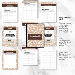 Accountability Worksheets for Self-help - Emotional Regulation Tools ...