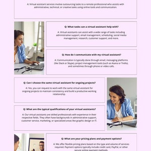 Virtual Assistant Templates | VA Landing Page | Virtual Assistant ...