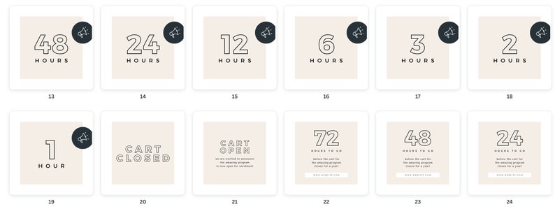Countdown Graphics Template | Canva Template | Countdown Templates for ...