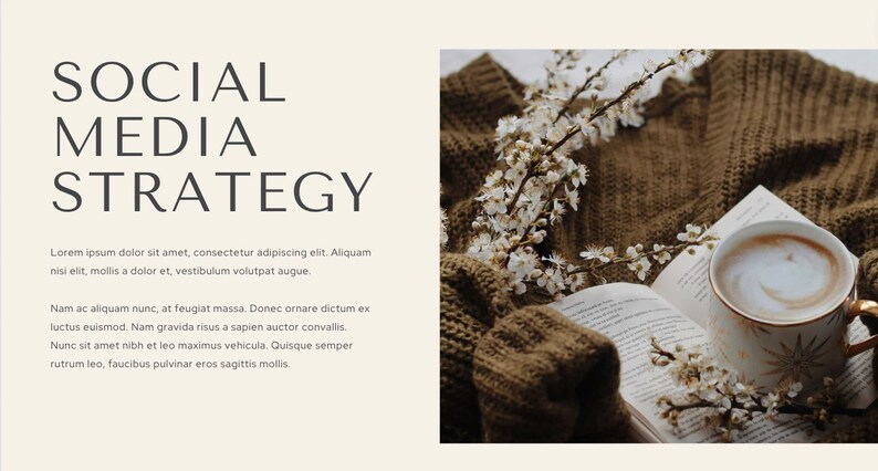 Social Media Manager Template Portfolio Canva SMM Canva - Etsy