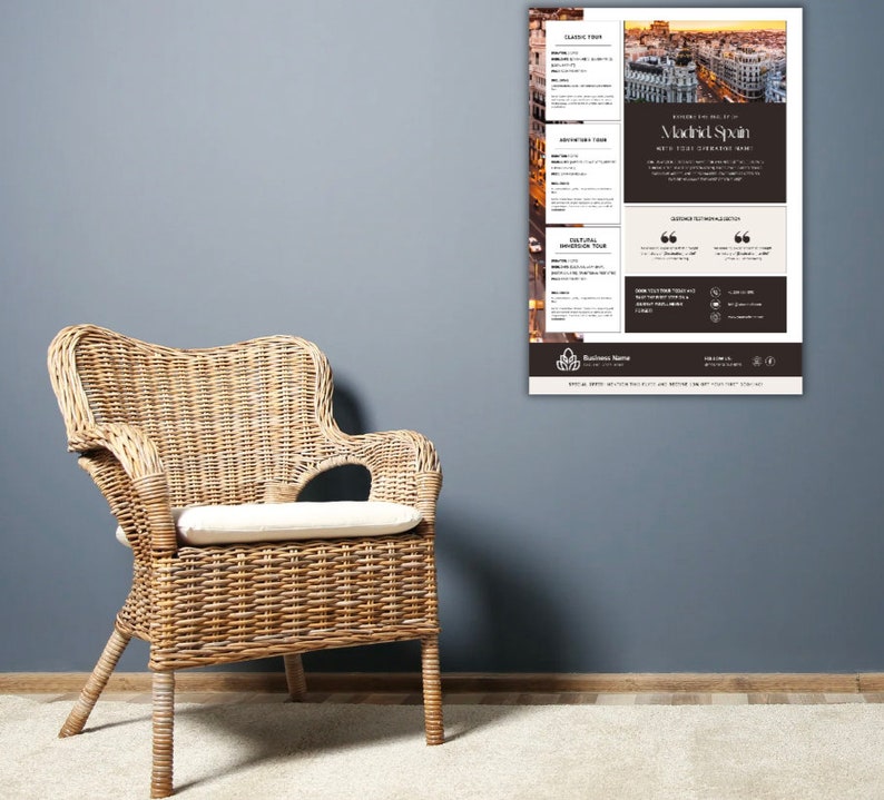 Travel Flyer | Tour Operator Flyer Marketing | Flyer Canva Template ...