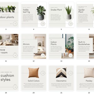 65 Interior Design Ig Post and Carousel Templates | Canva Template ...