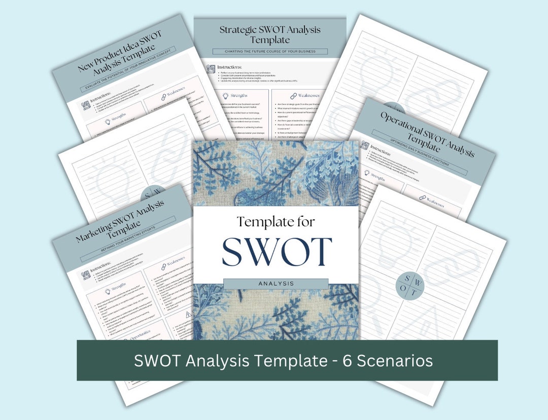 SWOT Analysis Template | Competitive Product Marketing | Business Gap ...