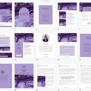 Course Creator Template | Course Guide | Lead Magnet Template ...