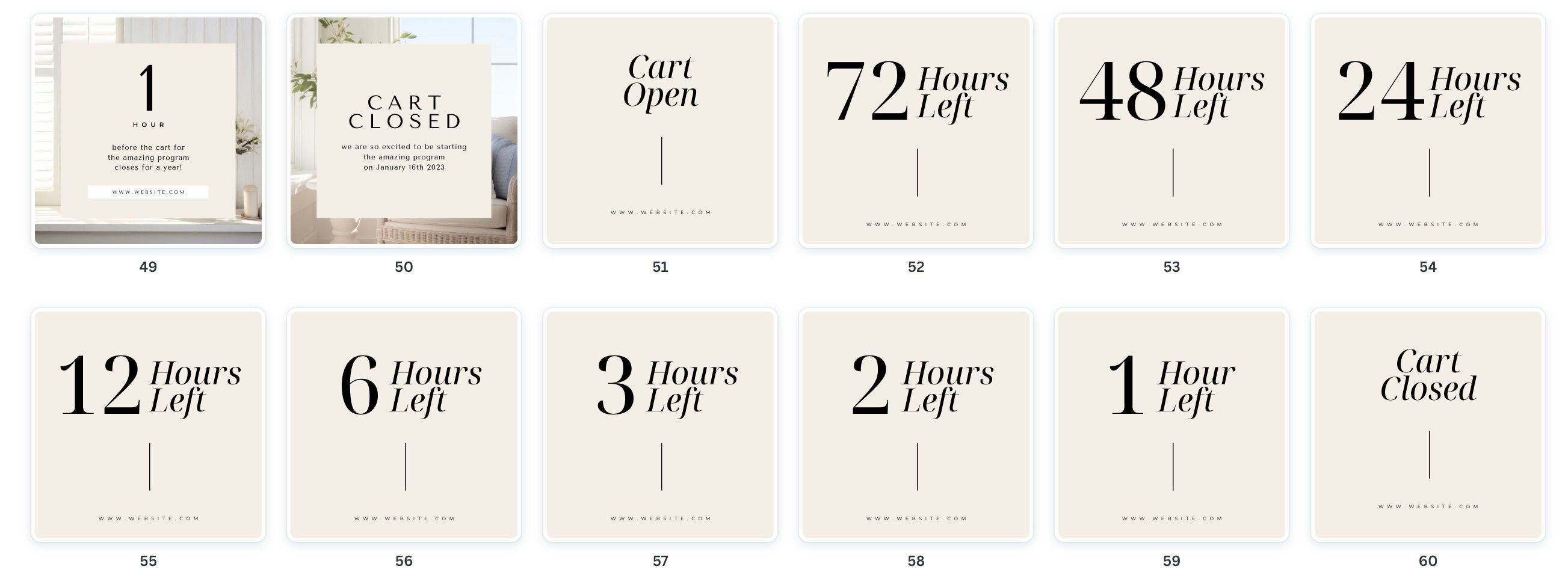 Countdown Graphics Template | Canva Template | Countdown Templates for ...