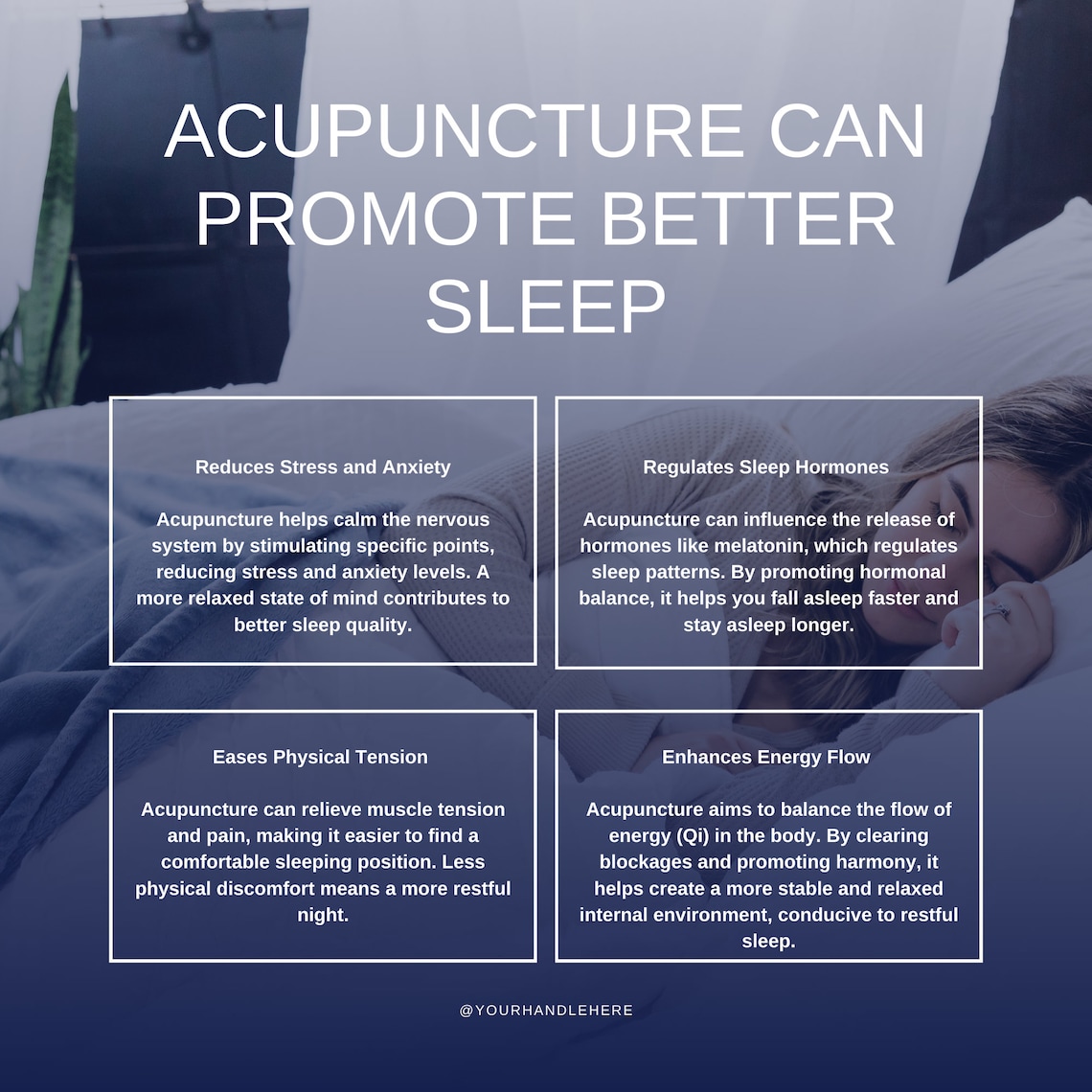 Acupuncture Social Media Posts: Canva Templates for Business (52) - Etsy