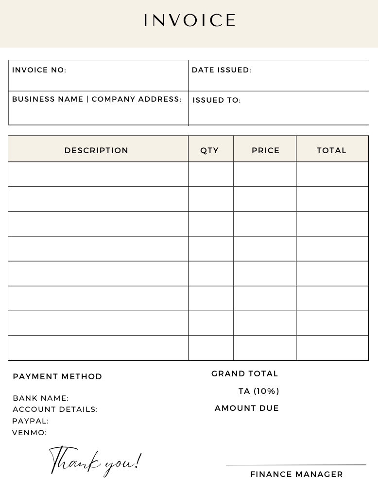 Business Forms | Business Forms Bundle | Business Forms Printable ...
