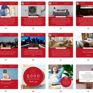HVAC Social Media Posts: 85 Canva Templates (digital Download) - Etsy