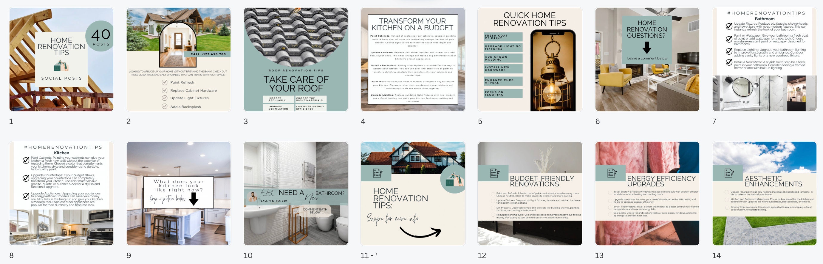 Home Renovation Social Posts | Home Renovation Tips | Interior Design ...