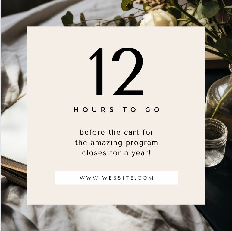 Countdown Graphics Template Canva Template Countdown Templates for ...