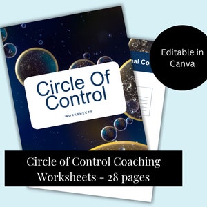 Circle of Control Coaching Worksheets Sphere of Influence Reflection ...