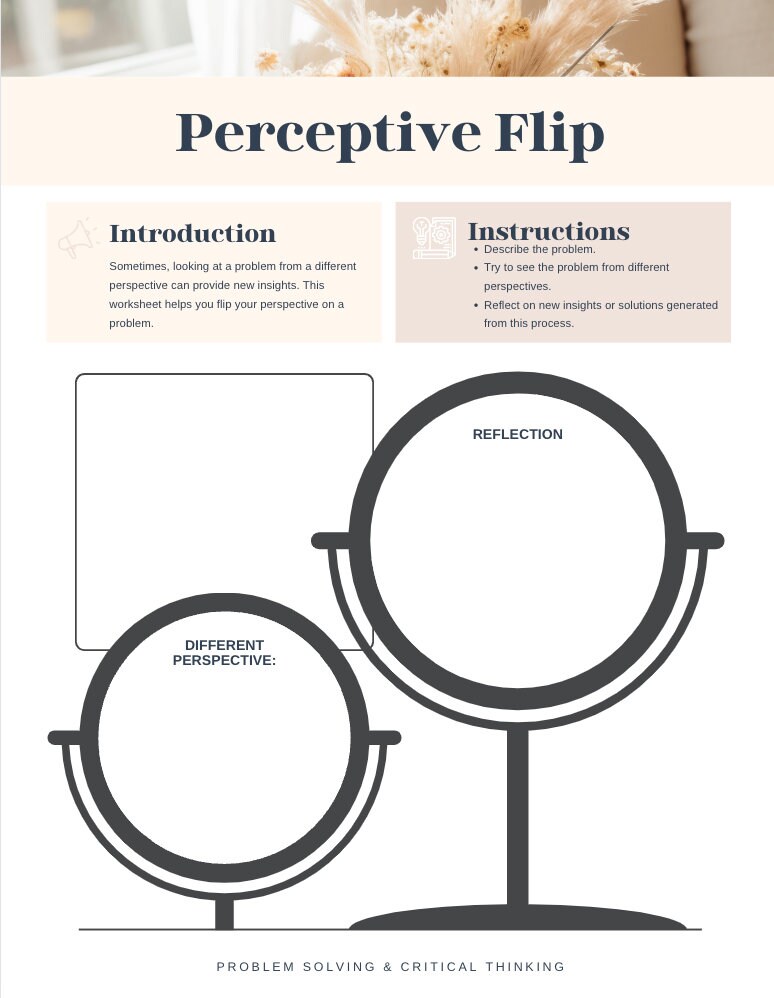 Problem and Solution Tracking Printables Solving Problems Worksheets ...