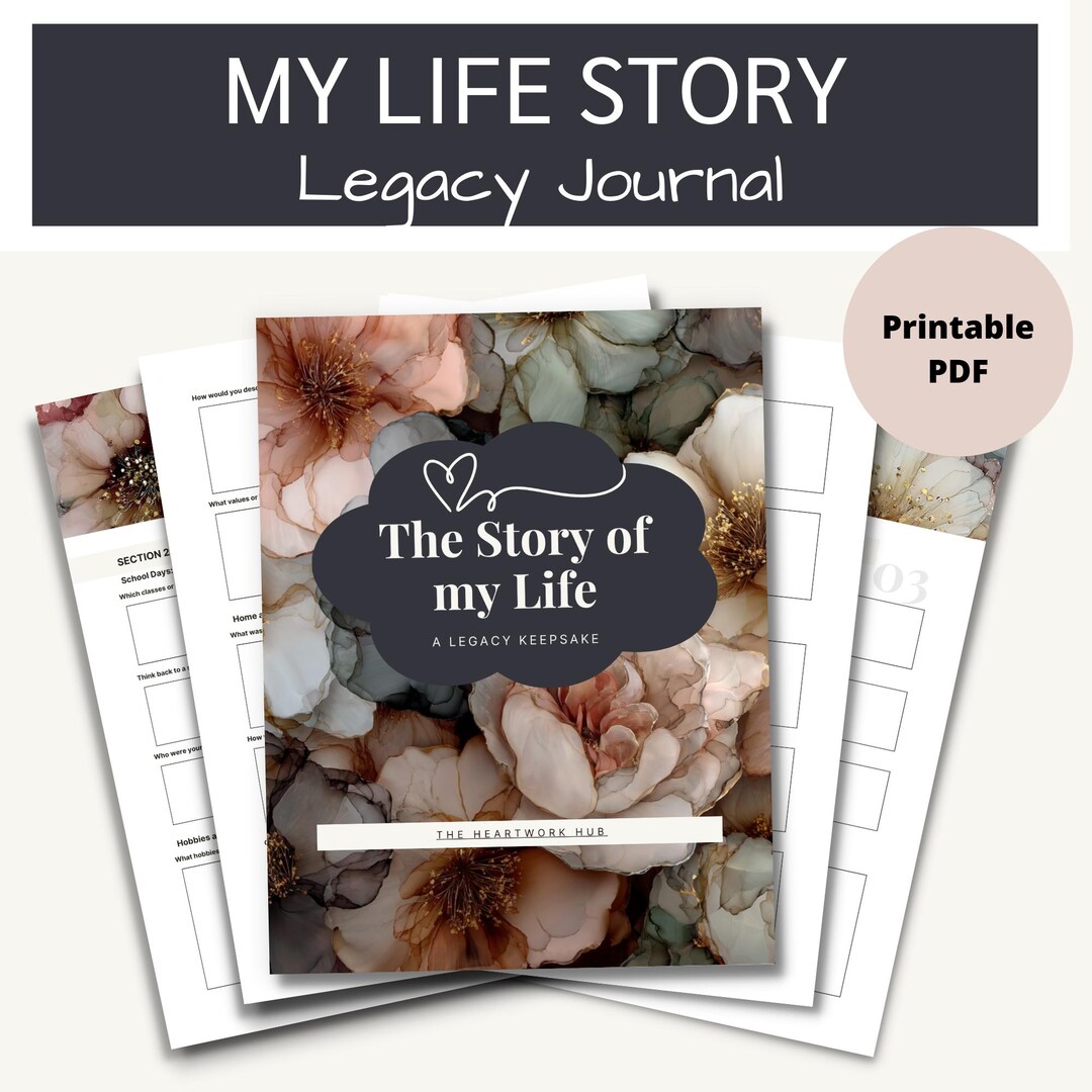 Legacy Journal, Personalized Family Memory Book, Keepsake Journal for ...
