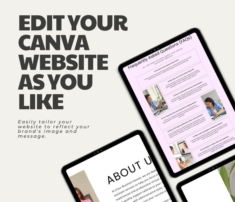 Virtual Assistant Templates | VA Landing Page | Virtual Assistant ...