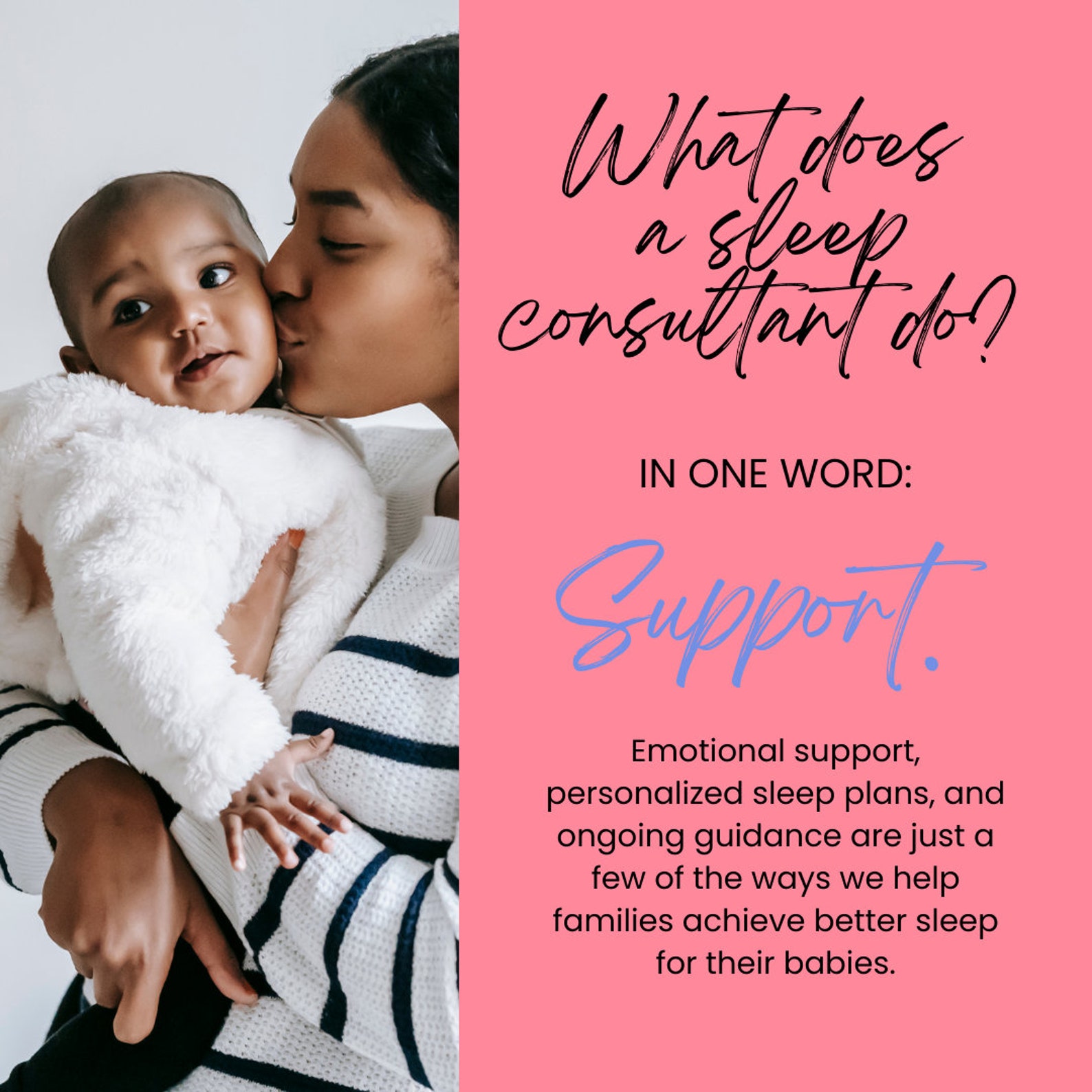 50 Sleep Consultant Instagram Posts: Canva Social Media Templates ...