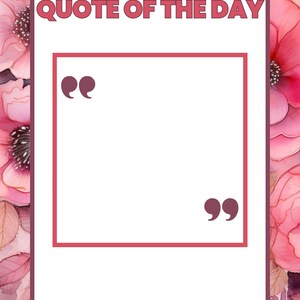 Pink Floral Daily Planner: Printable 7-day Schedule (PDF) - Etsy