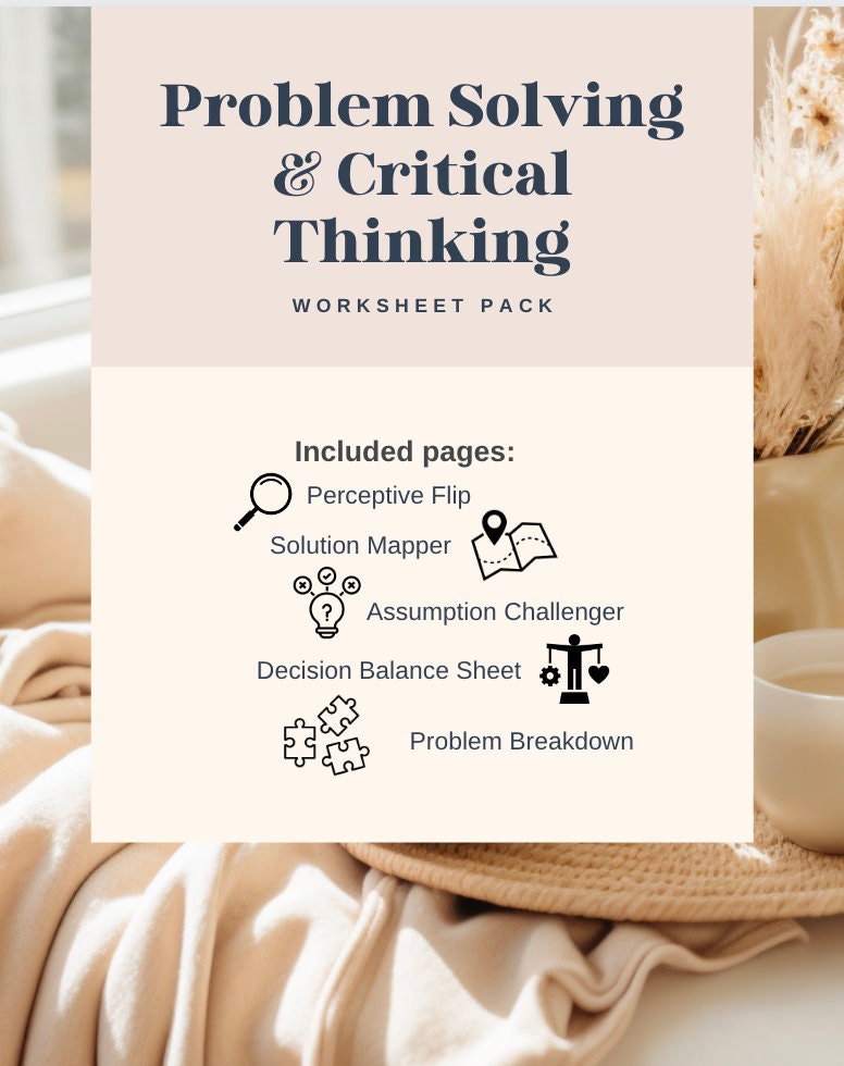 Problem and Solution Tracking Printables | Solving Problems Worksheets ...