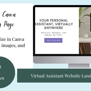 Virtual Assistant Templates | VA Landing Page | Virtual Assistant ...