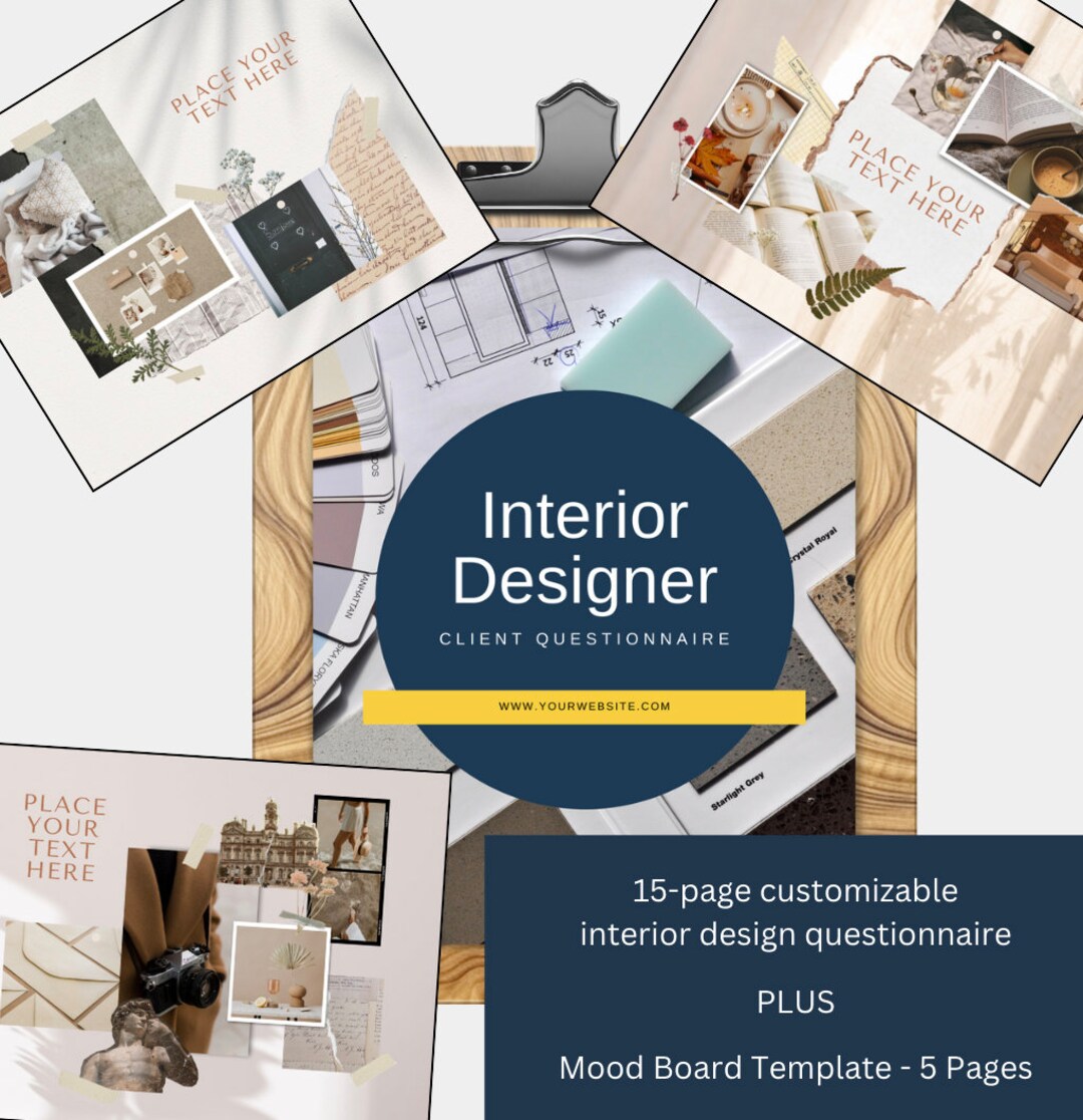 Interior Designer Client Questionnaire Template | Client Onboarding ...