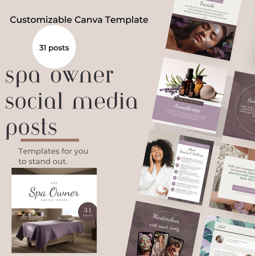 31 Spa Owner Social Media Posts | Instagram Posts Salon Spa | Spa Care ...