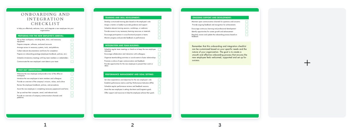 New Hire Checklist | Human Resource | Editable Canva Template | Welcome ...