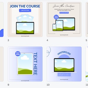 Digital Product Canva Templates | Canva Product Posts | Business ...