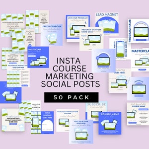 Digital Product Canva Templates | Canva Product Posts | Business ...