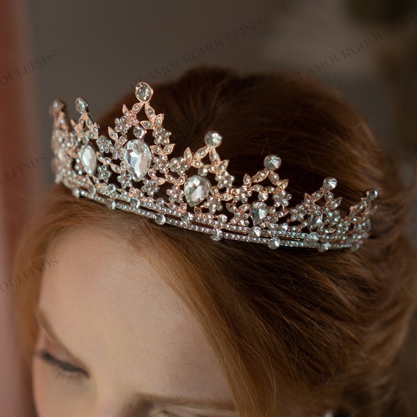 Rose Gold Tiara - Etsy