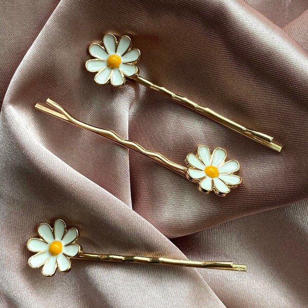 Daisy Hair Flower - Etsy