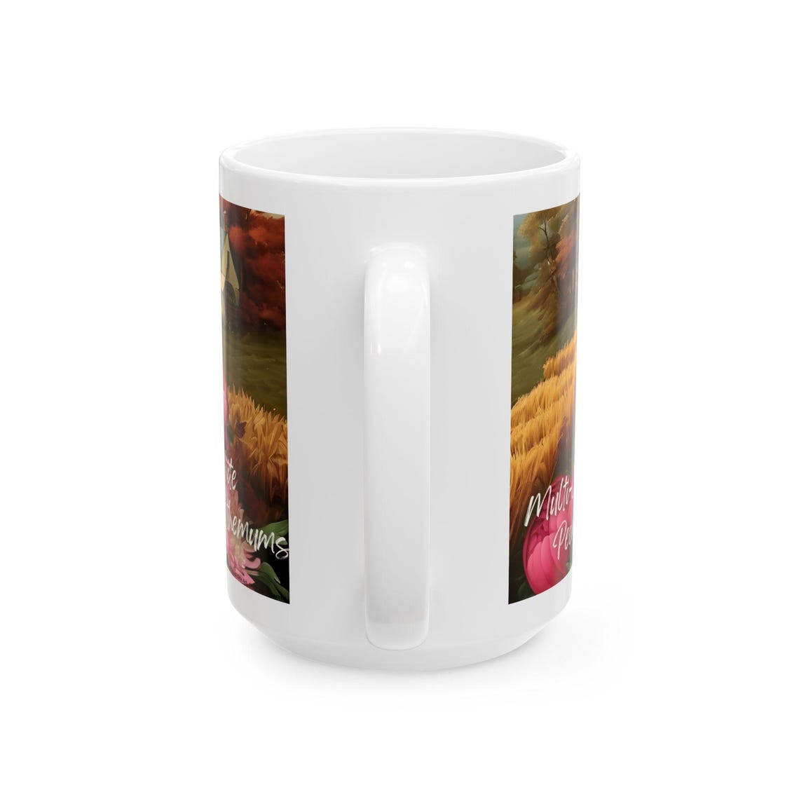 15 Oz, November Birth Flower, Farmhous Decor, Personal Birthflower ...