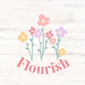 Flourish PNG With Transparent Background - Floral Design Download ...