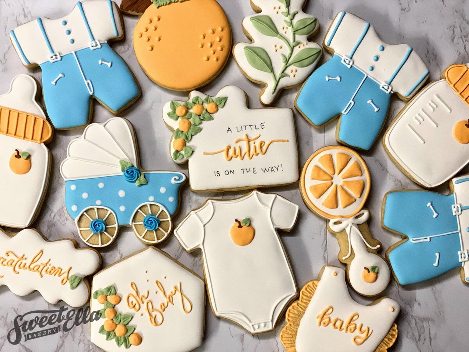 Baby Shower Cookies, Coming Soon Baby Shower Cookies, Cute Gender ...